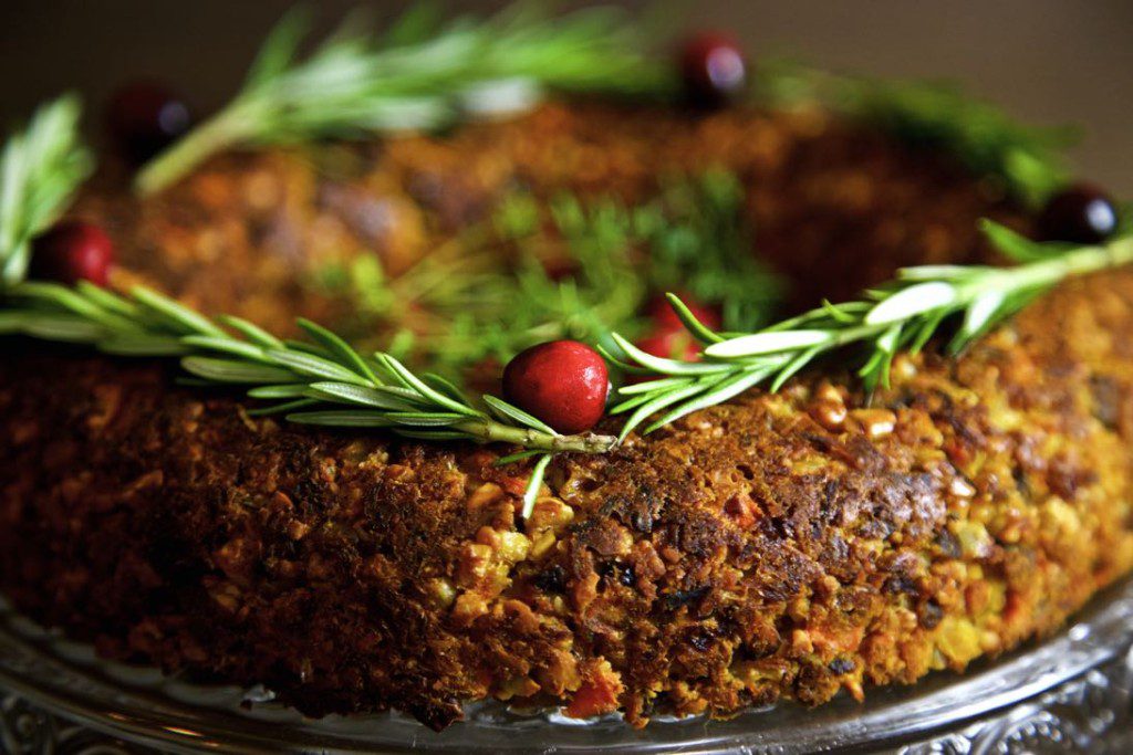 Chestnut and Cashew Vegan Christmas Roast from Thinly Spread