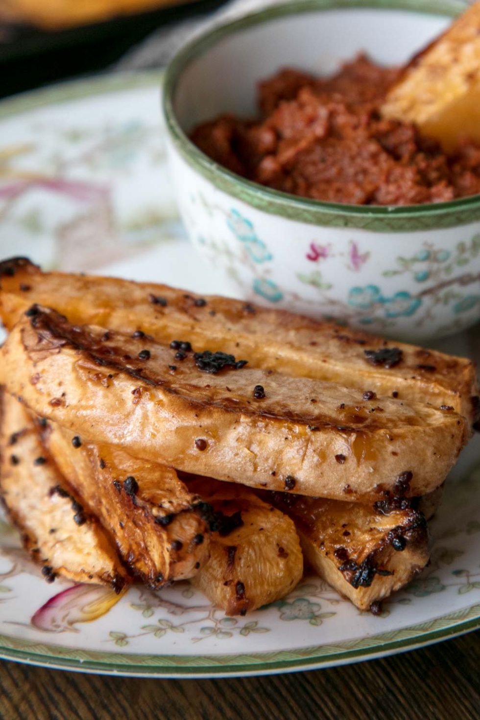 Swede Chips with Grain Mustard, Salt & Cracked Pepper | Thinly Spread
